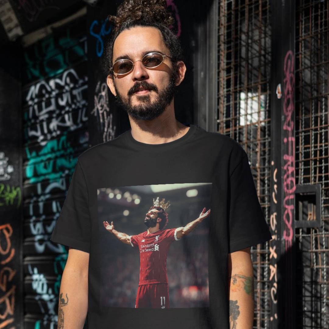 Egyptian King, Mo Salah Wearing Premier League Crown, Liverpool FC, EPL ...