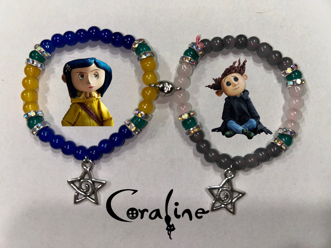Coraline & Wybie Matching Magnetic Bracelet Set - Etsy