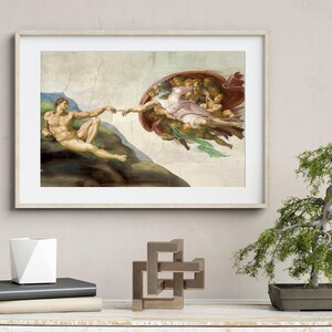 Creation of Adam | Digital Download | Sistine Chapel Artwork ...