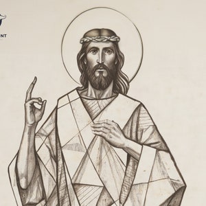 Jesus Drawing | Digital Download | Jesus Pencil Sketch | Jesus Christ ...