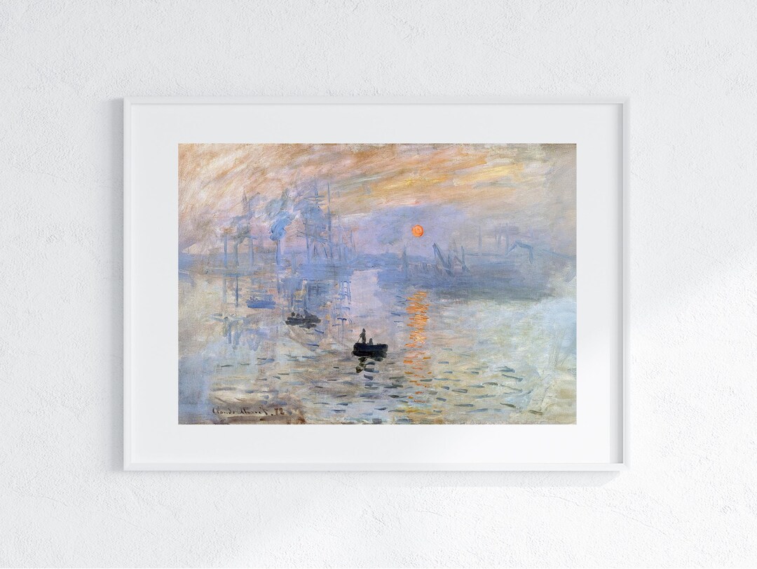 Impression Sunrise | Digital Download | Claude Monet | Post ...