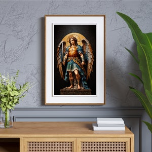 Saint Michael the Archangel | Digital Download | Mosaic Art | St ...