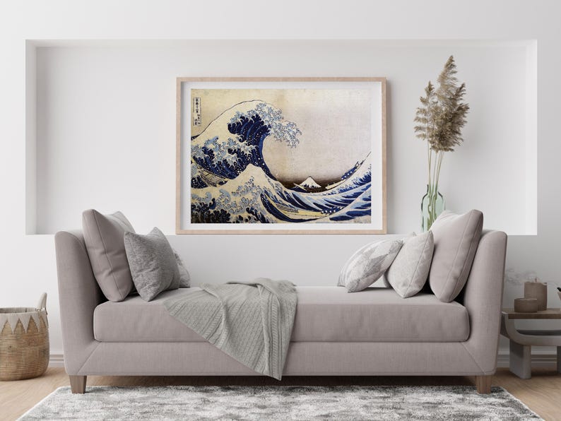 The Great Wave off Kanagawa | Digital Download | Katsushika Hokusai ...