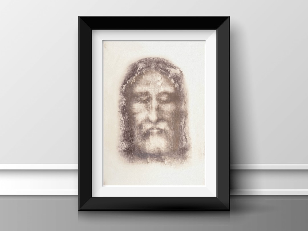 Jesus Face | Digital Download | Real Face of Jesus | Face of Christ ...