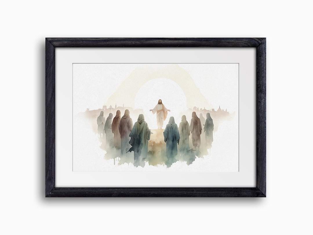 Sermon on the Mount | Digital Download | Modern Christian Artwork ...