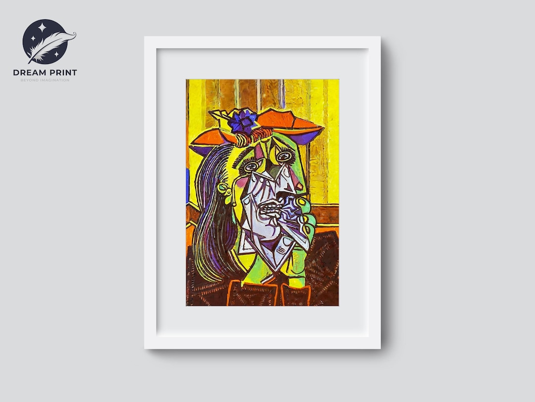 Weeping Woman | Digital Download | Pablo Picasso | Cubism Artwork ...