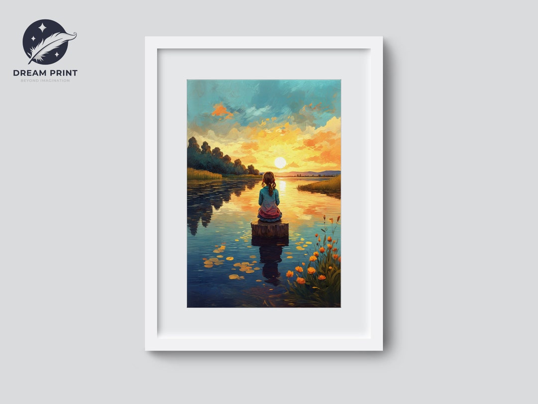 Lonely Girl | Digital Download | Introspective Art | Sad Artwork ...