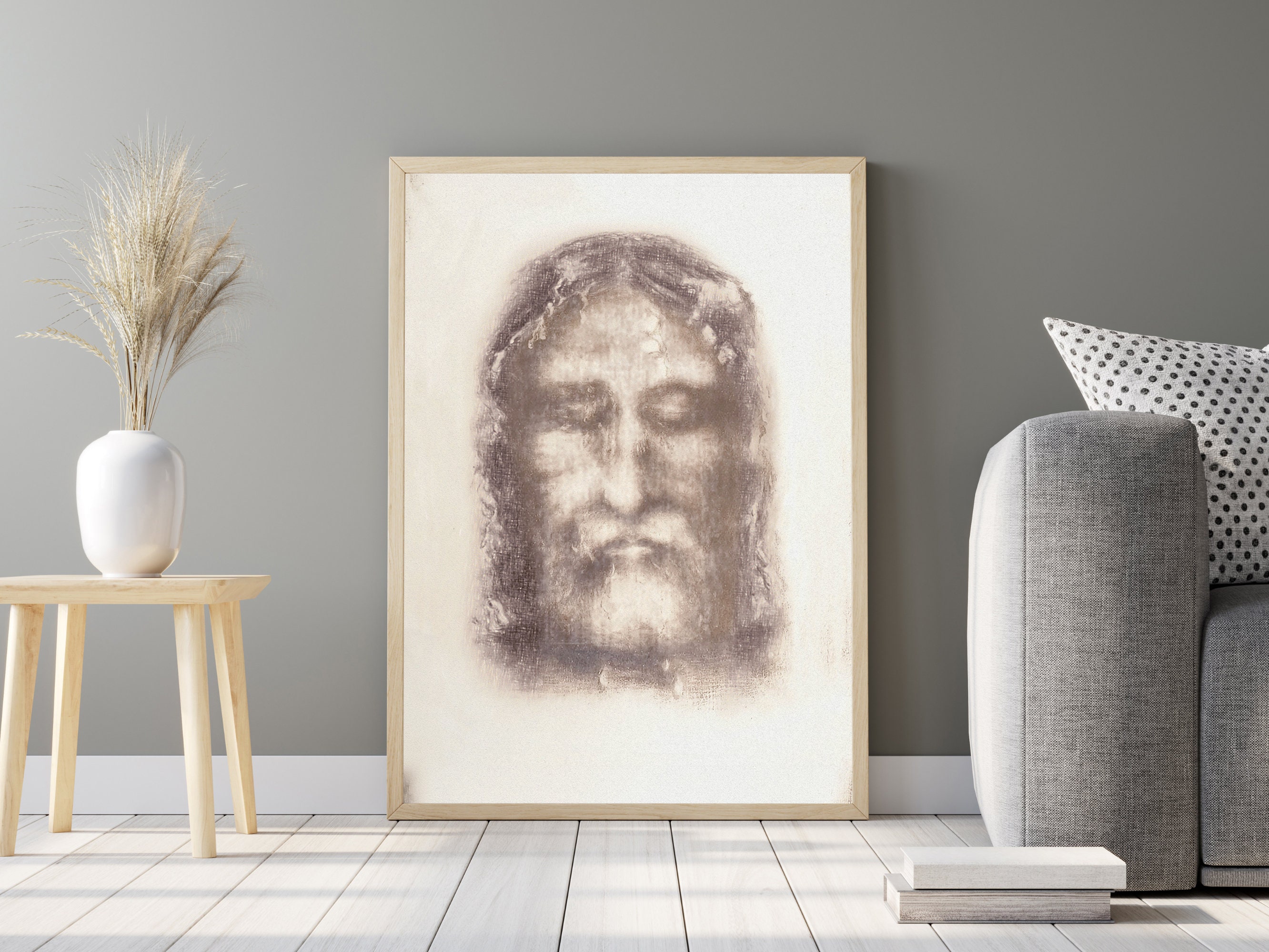 Jesus Face | Digital Download | Real Face of Jesus | Face of Christ ...