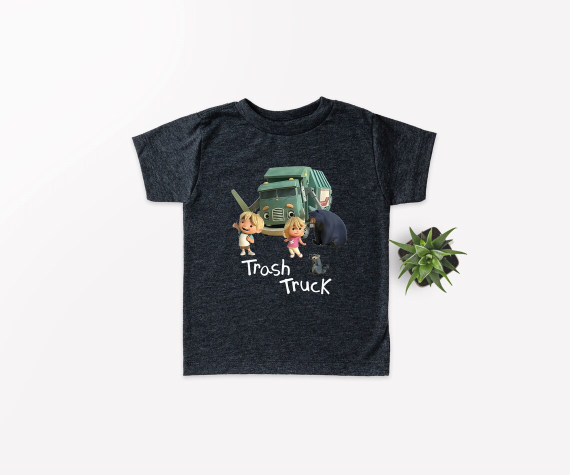 Trash Truck Shirt, Birthday Boy Girl, Trash Truck Tee, Truck Matching ...