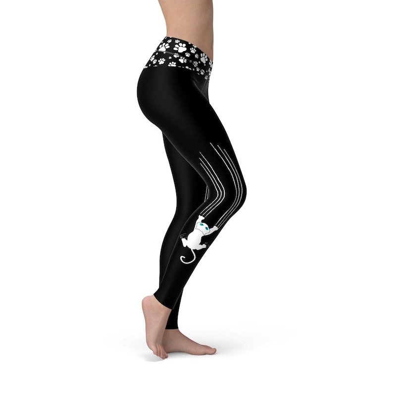 Cat Leggings - Etsy