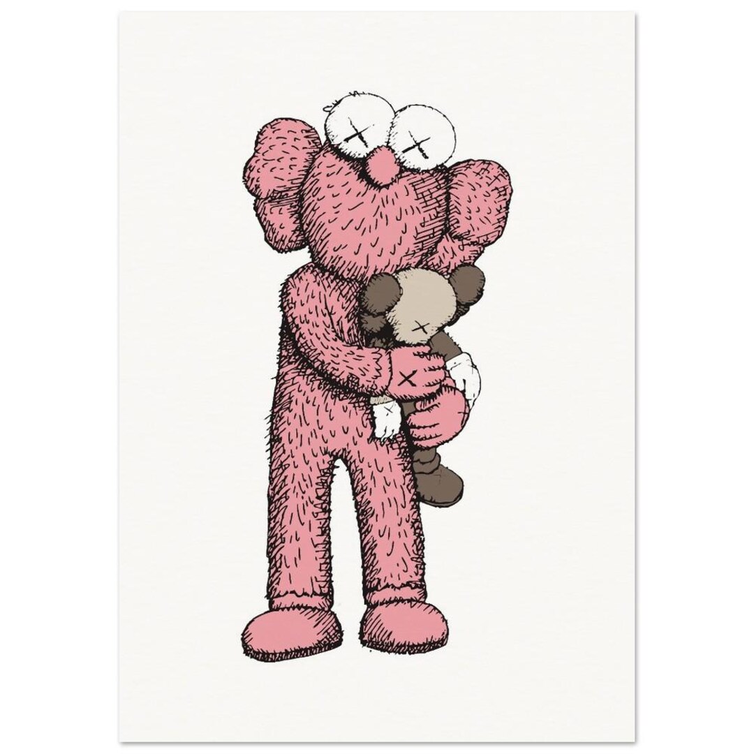 KAWS Paper Poster - Etsy