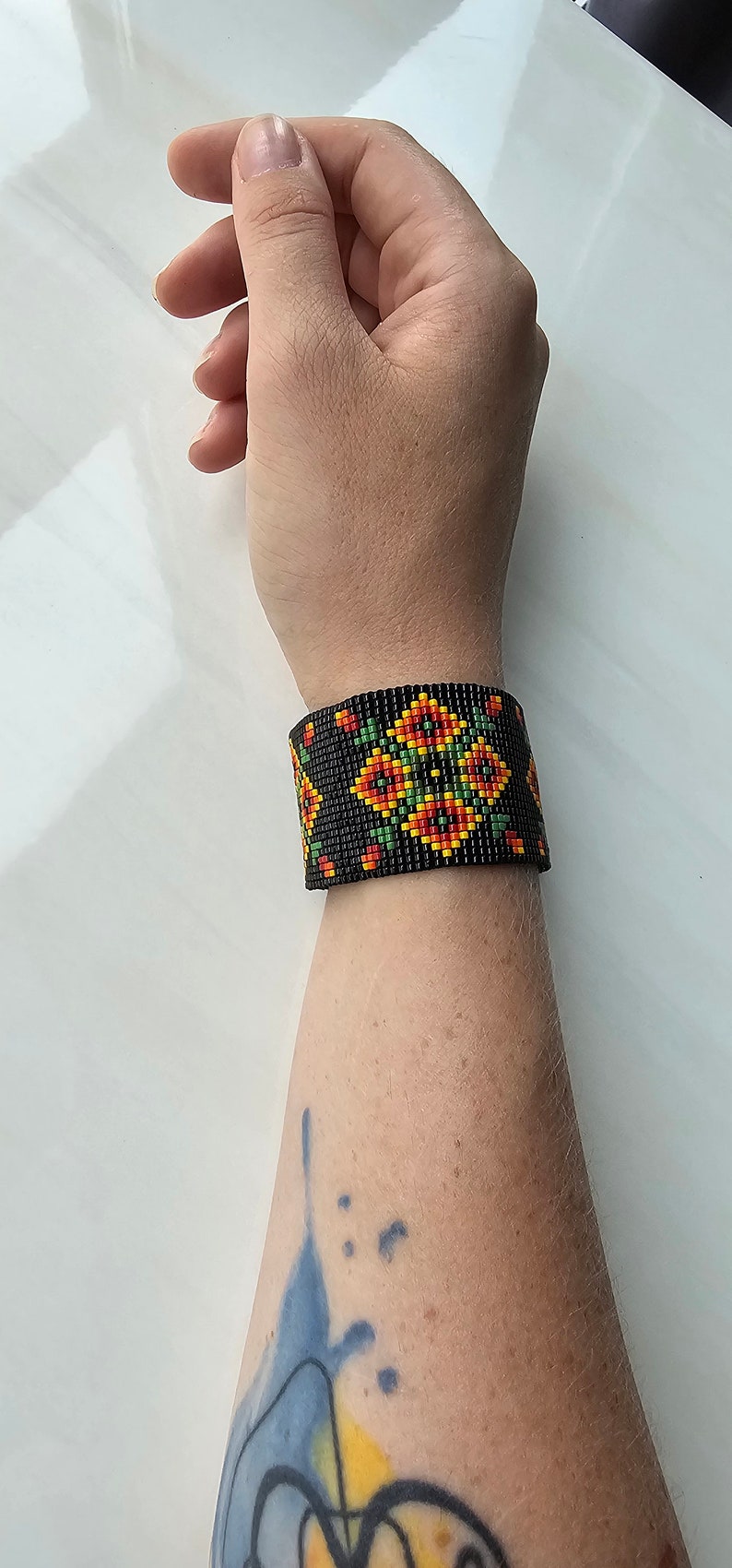 Beaded Bracelet PDF Pattern | Loom Bracelet Tutorial | Miyuki Delica ...