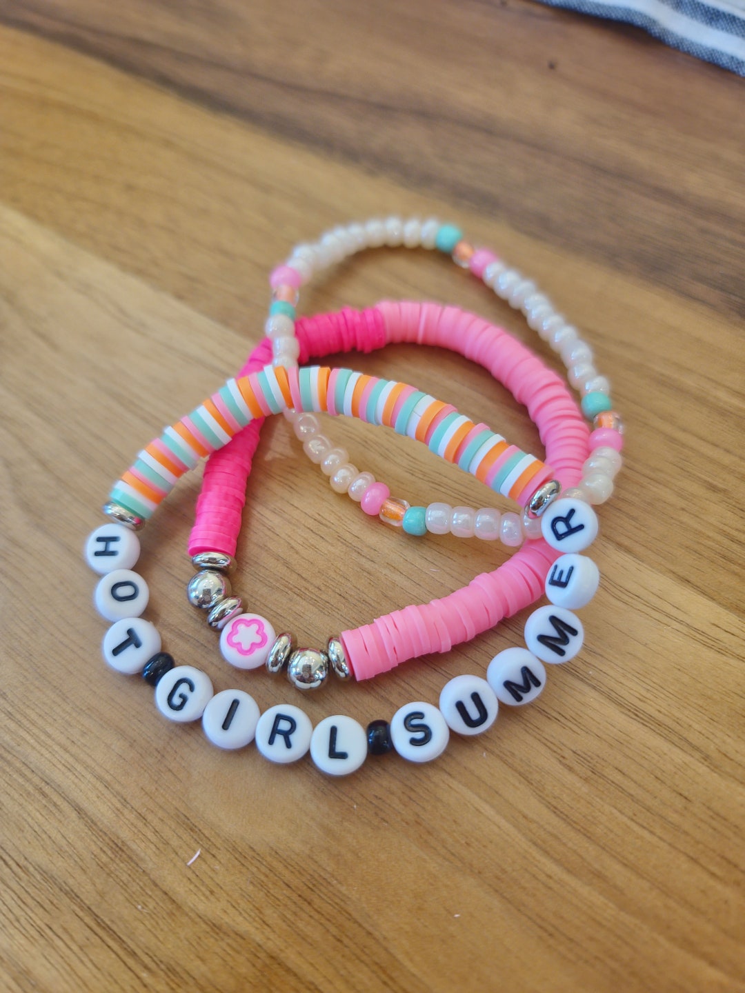 Hot Girl Summer | Handmade Custom Beaded Bracelets, Summertime ...