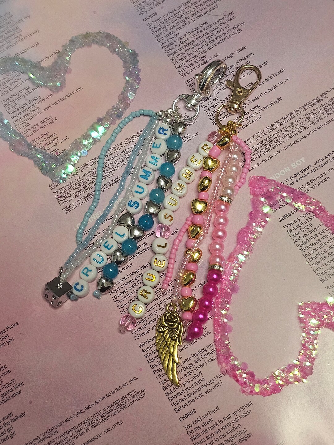 Cruel Summer Taylor Swift Lover Keychain - Etsy