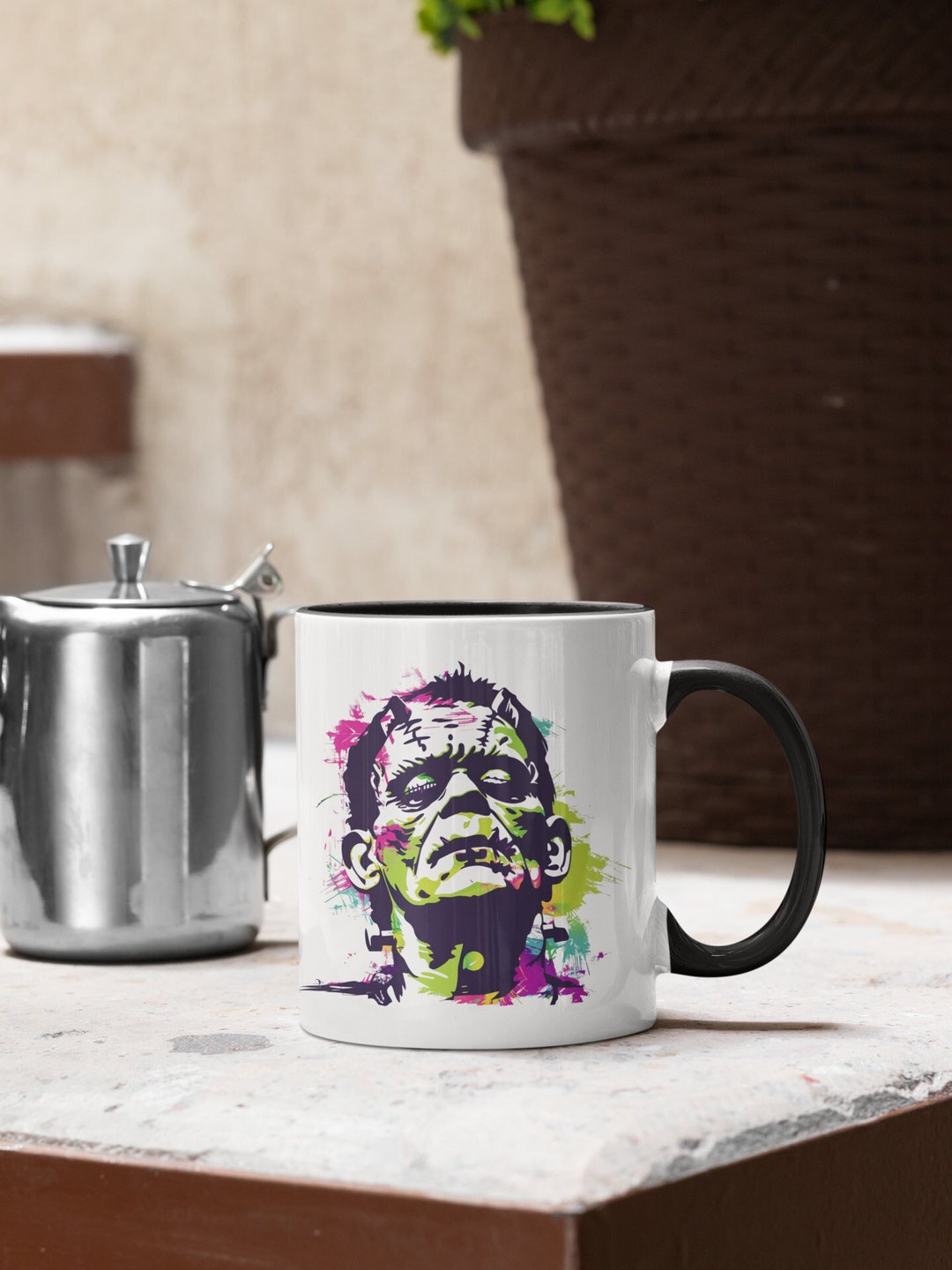 Frankenstein Monster Mug: Retro Movie Ceramic Coffee Cup (11 Oz) - Etsy