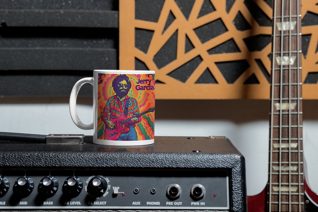 Jerry Garcia Coffee Mug, Grateful Dead Rockstar Cup - Etsy