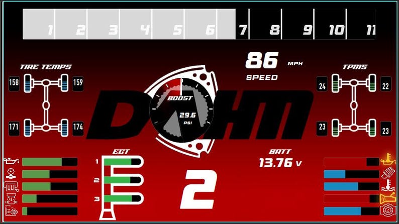 Custom Haltech Dash Designs - Etsy