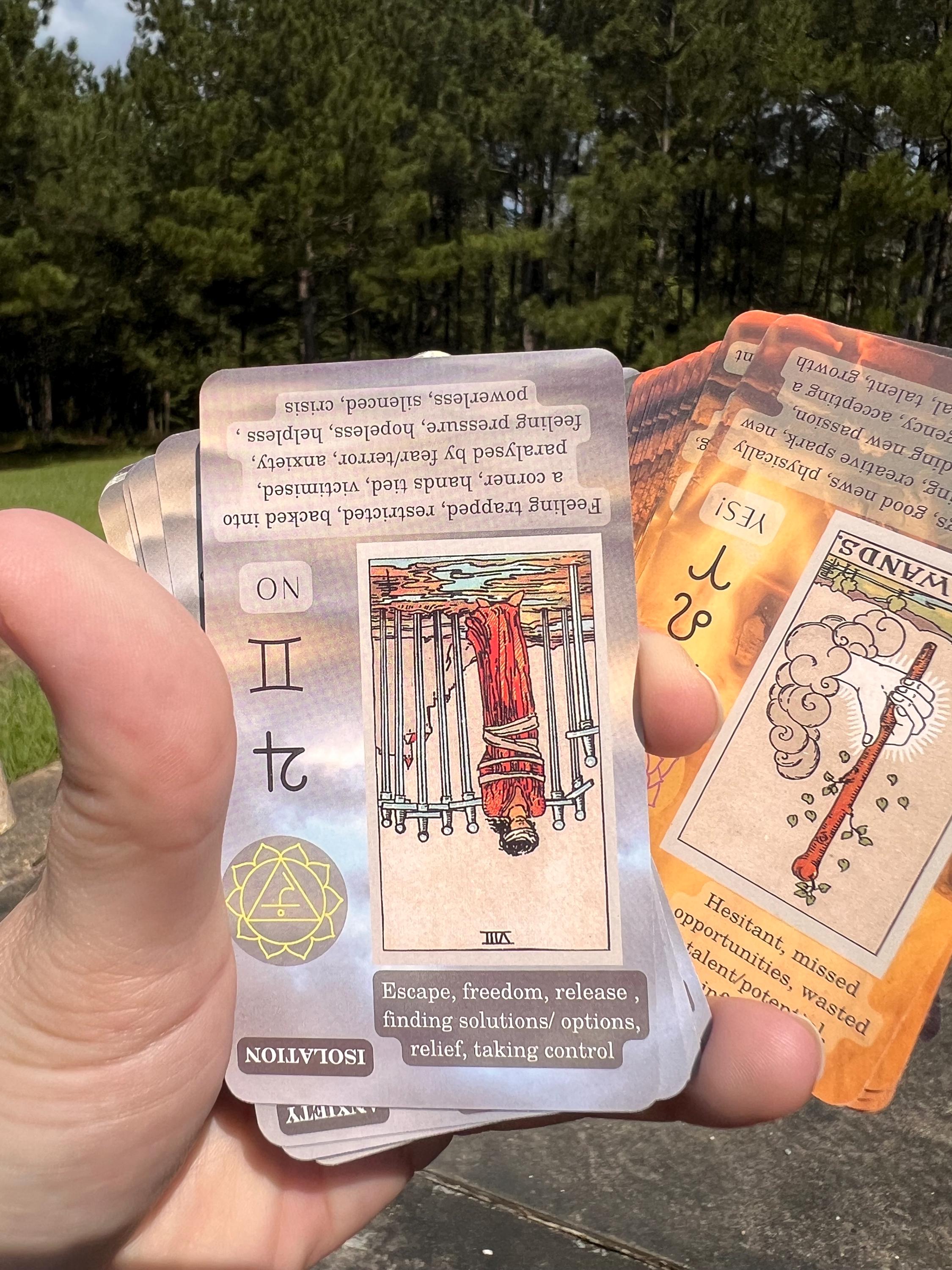 One 1 Tarot Deck With Meanings and Signs. Fantastic for New Learners ...