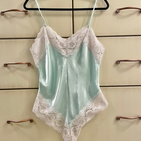 Satin and Lace Teddy - Etsy