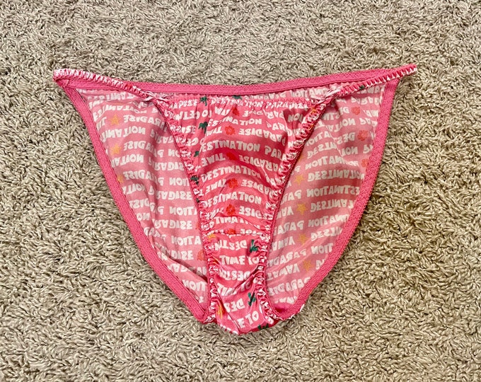 Joe Boxer Satin String Bikini Panty RARE - Etsy