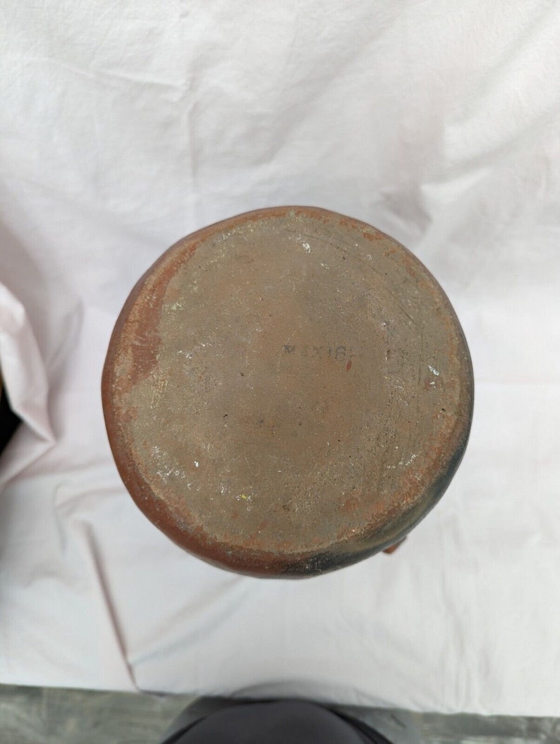 VTG Mexican Pottery Tarahumara OLLA Clay Pot Water Jug 16.5 X 11 3 ...