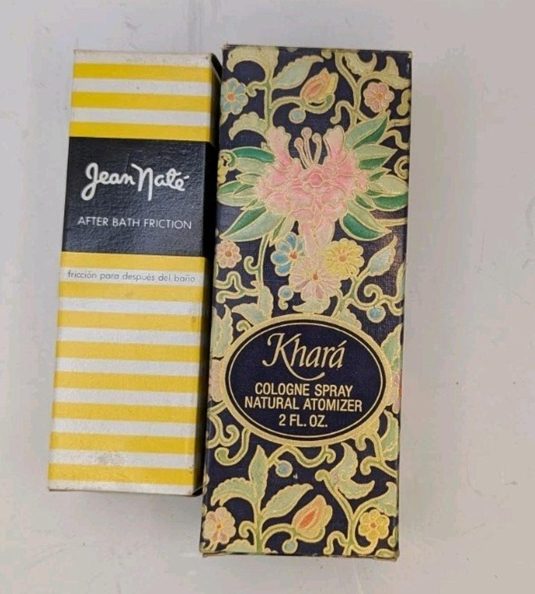 Original Jean Nate 4 Oz After Bath Splash & Revlon Khara Cologne Spray ...