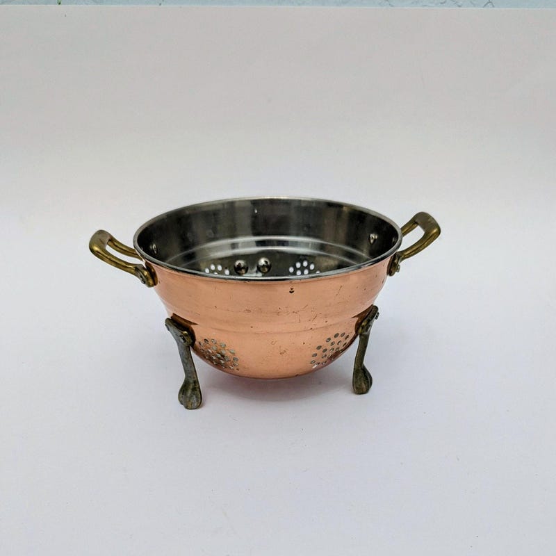 Copper Colander - Etsy