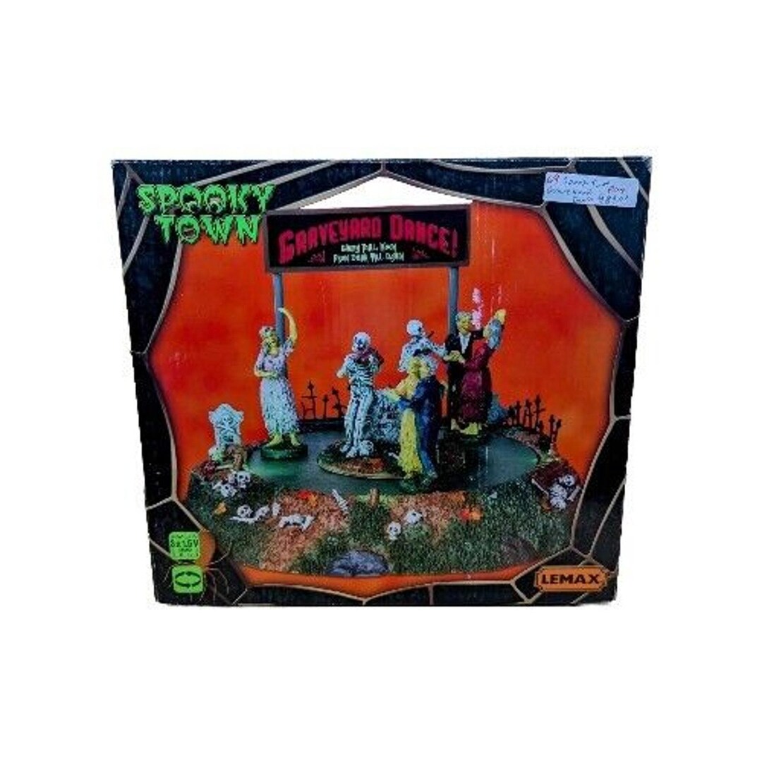 Lemax 34601 GRAVEYARD DANCE Spooky Town Animated Halloween Decor Vtg ...