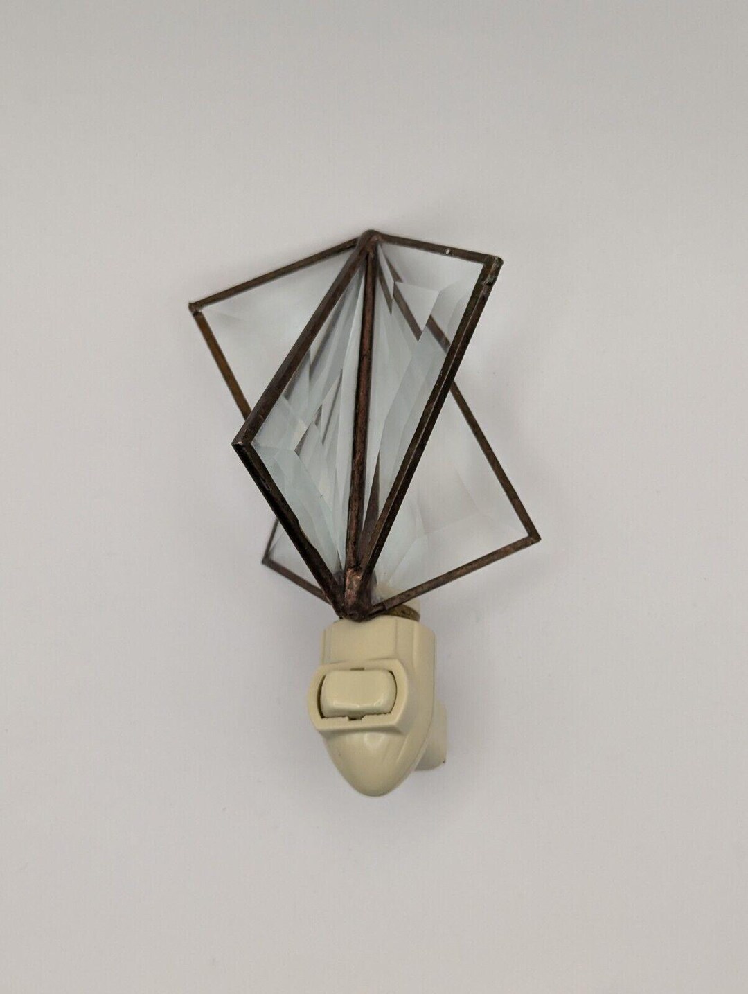 Vintage Handcrafted Stained Glass Night Light Angled Beveled Glass - Etsy