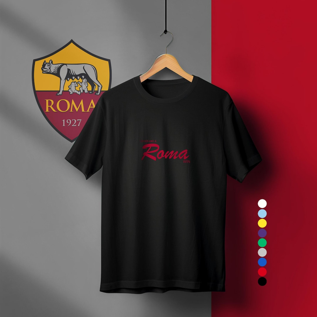 AS Roma T-shirt, Creative Gift Idea for Football Supporters and ...