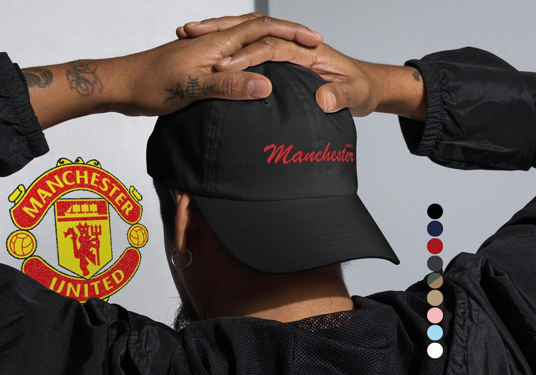 Manchester United Cotton Twill Hat, Red Devils Soccer Fan Gift - Etsy