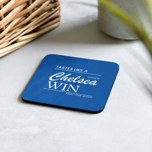 Chelsea FC Coaster, Gift Idea for Football Supporters and Blues London ...