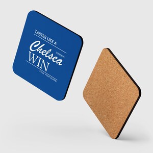 Chelsea FC Coaster, Gift Idea for Football Supporters and Blues London ...