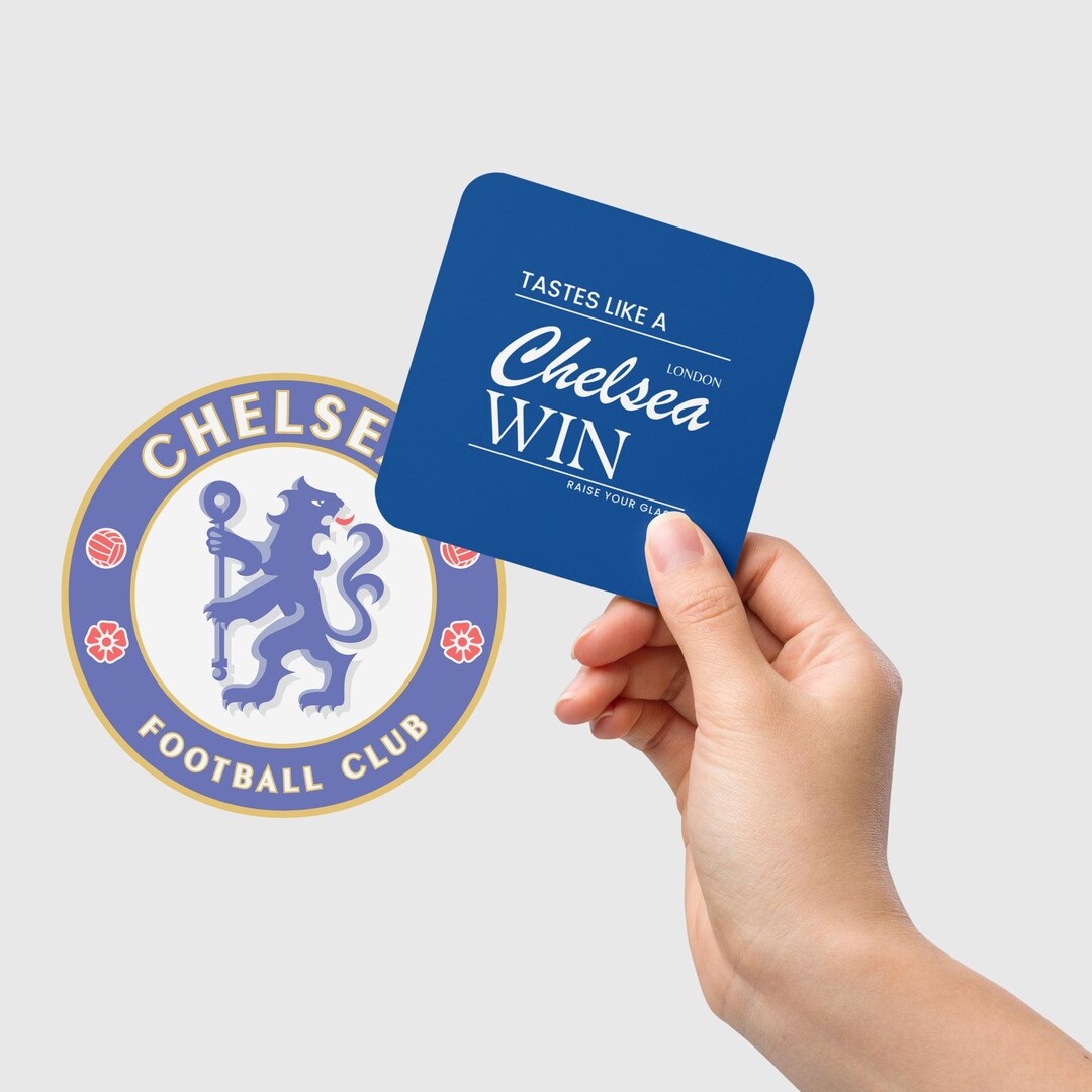 Chelsea FC Coaster, Gift Idea for Football Supporters and Blues London ...