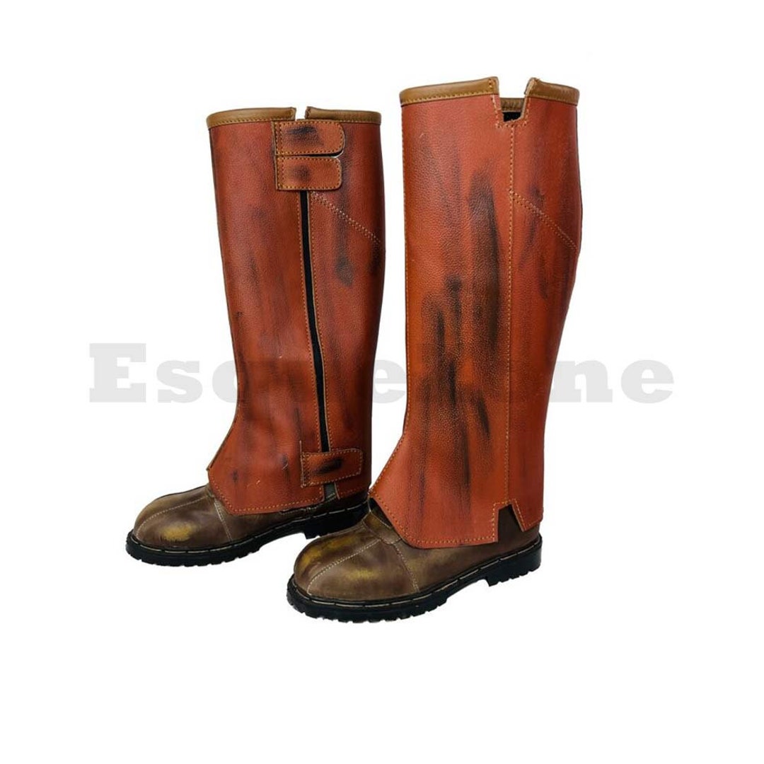 Custom Made Boba Fett Leather Boot Covers for Authentic Mandalorian ...