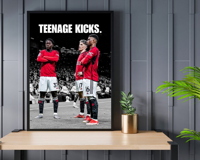 Alejandro Garnacho Poster Manchester United Poster Garnacho Mainoo ...