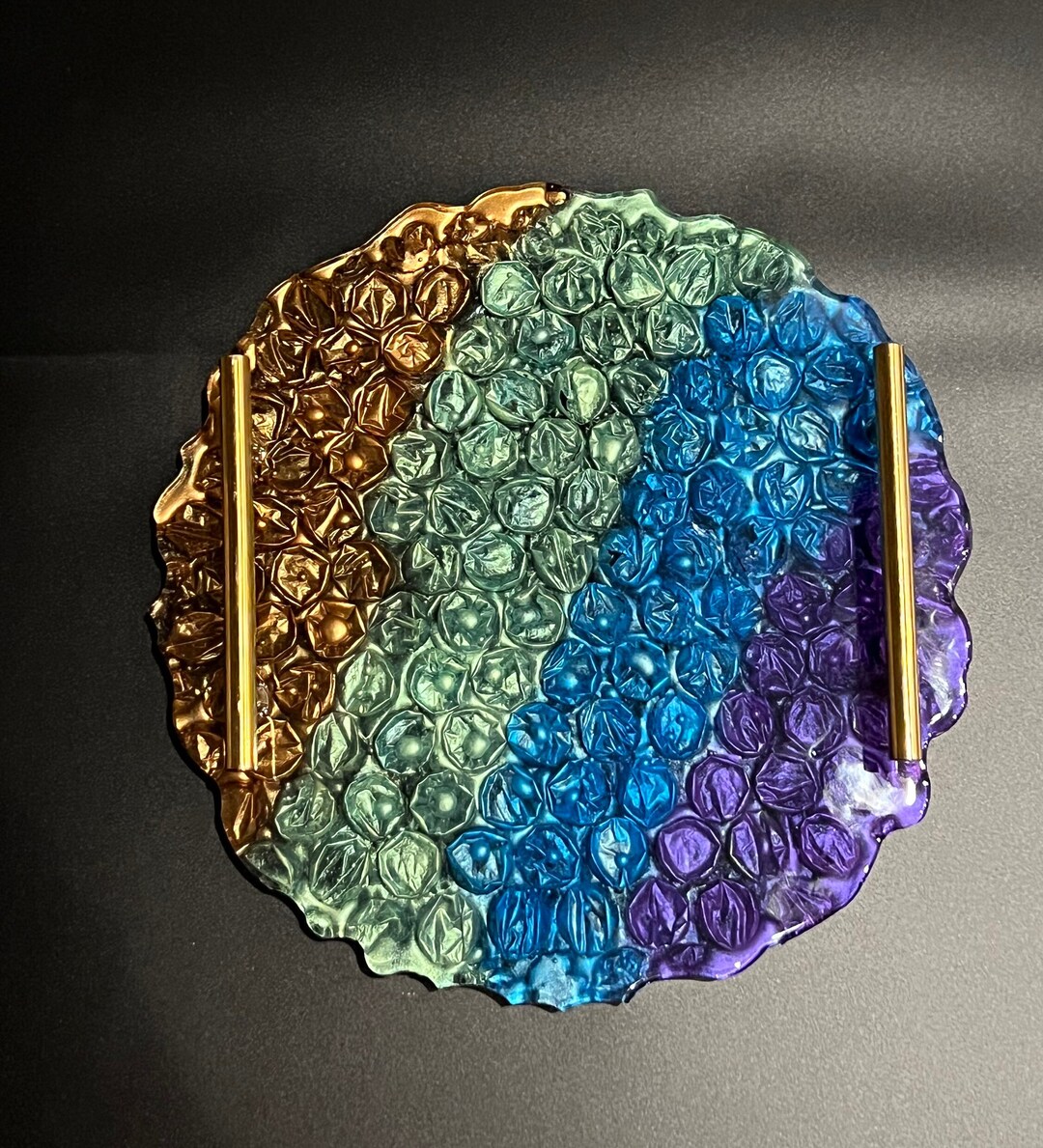 Boho Rainbow Bubble Wrap Serving Tray - Etsy