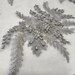 Hand Beaded Double Border Silver Embroidery Lace - Etsy