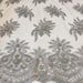 Hand Beaded Double Border Silver Embroidery Lace - Etsy