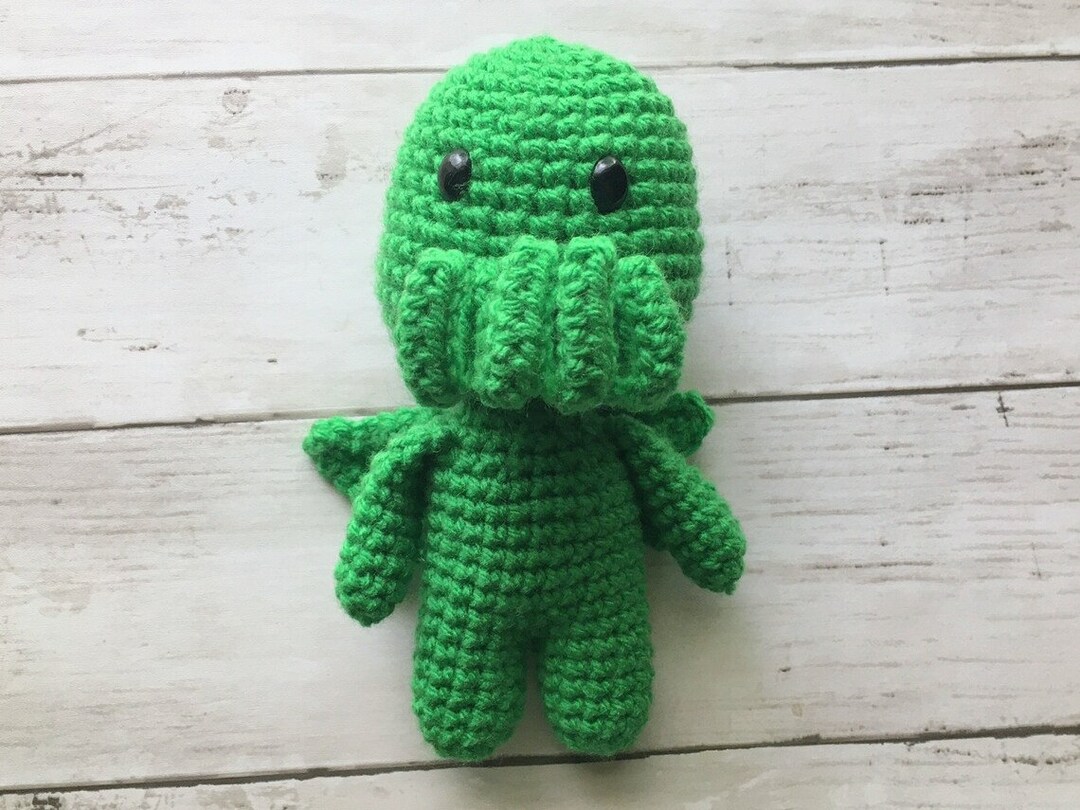 Baby Cthulu Plush / Cthulhu Plushie / Crochet Cthulhu - Etsy
