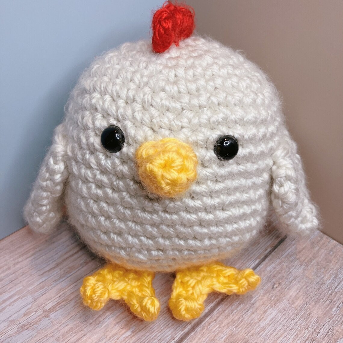 Crochet Chicken Plush / Chicken Amigurumi / Chicken Stuffed Animal - Etsy