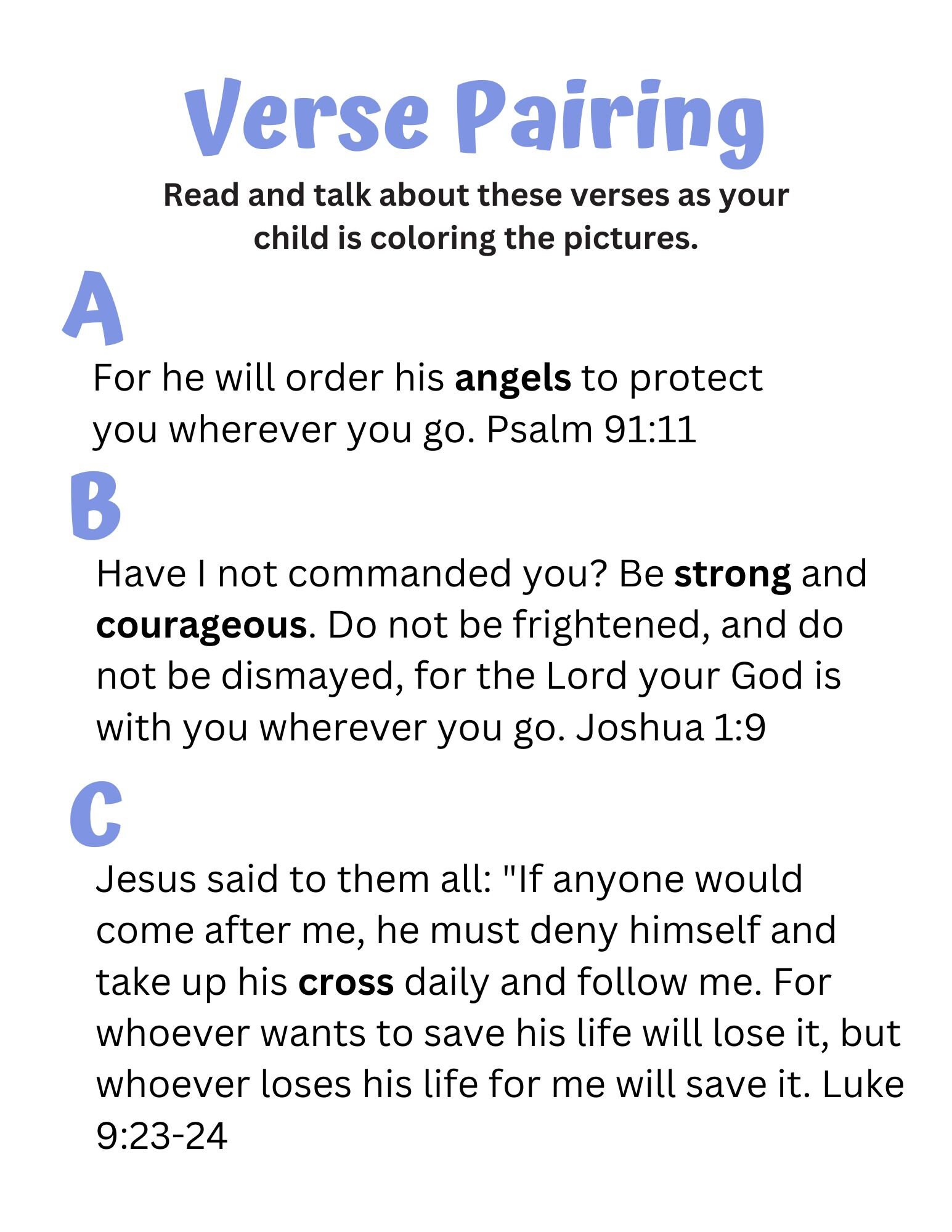 Bible Abcs Coloring Printable - Etsy