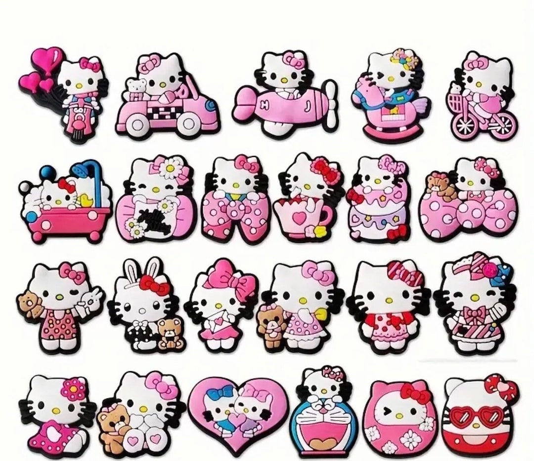 HELLO KITTY JIBBITZ Pcs 15 - Etsy