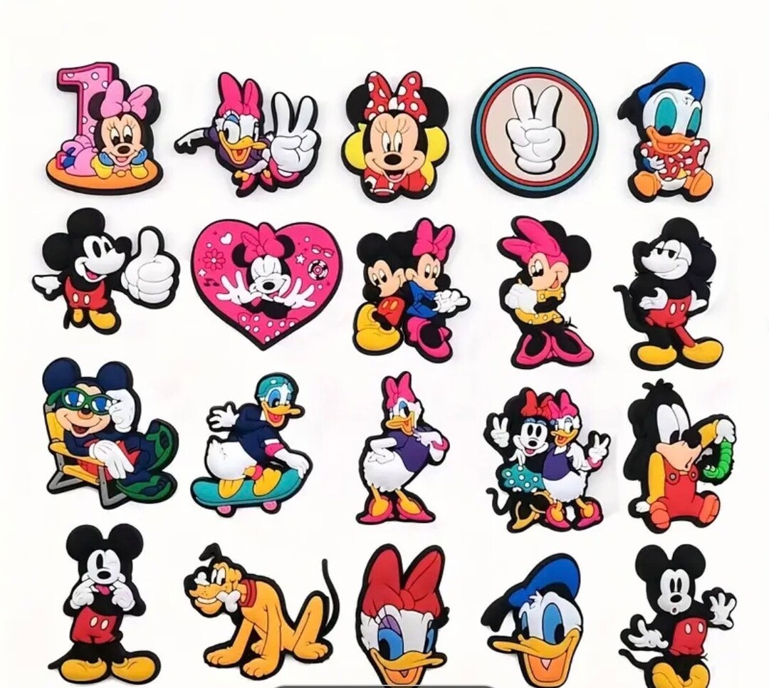 ORIGINAL DISNEY CHARACTER Jibbitz 15 Pcs - Etsy