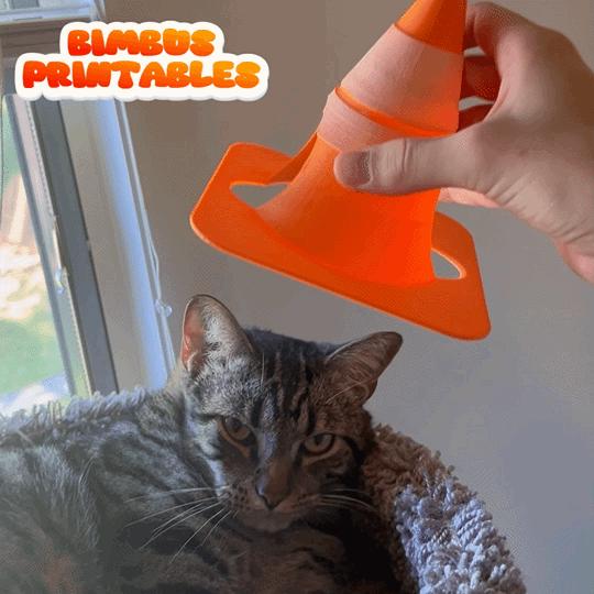 Traffic Cone Cat Hat [digital STL Download] - Etsy
