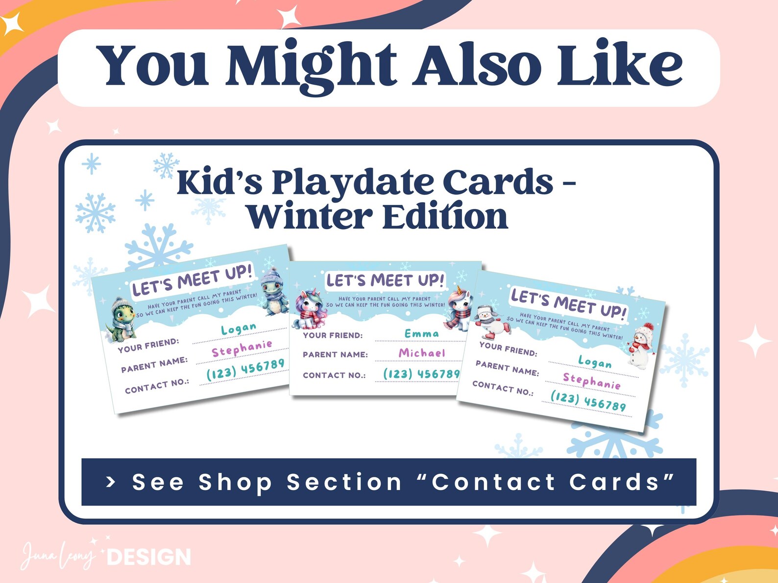 Kids Play Date Cards Editable Calling Card Boy, Customizable Playdate ...
