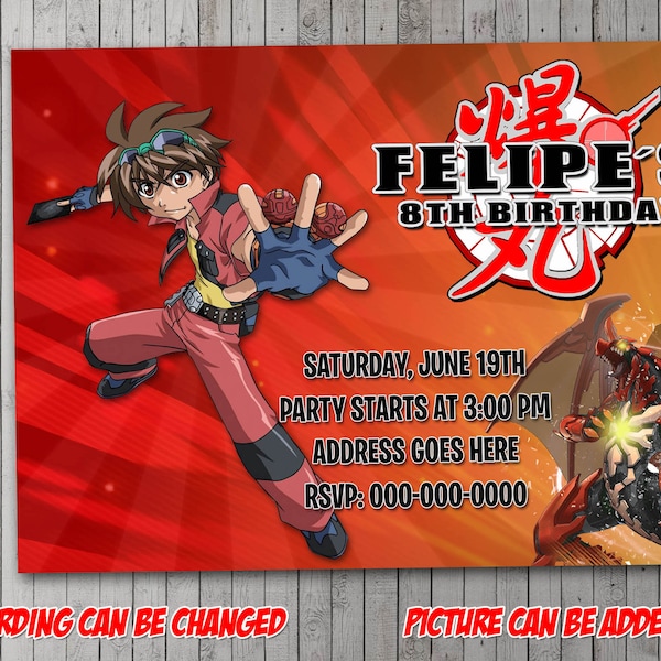 Bakugan Birthday - Etsy
