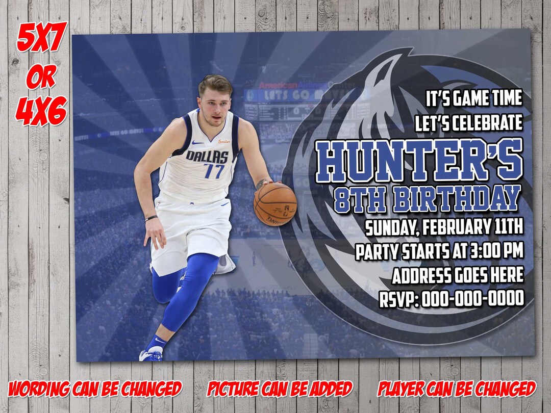 Mavericks Inspired Digital Party Invitation, Birthday, Thank You Card ...