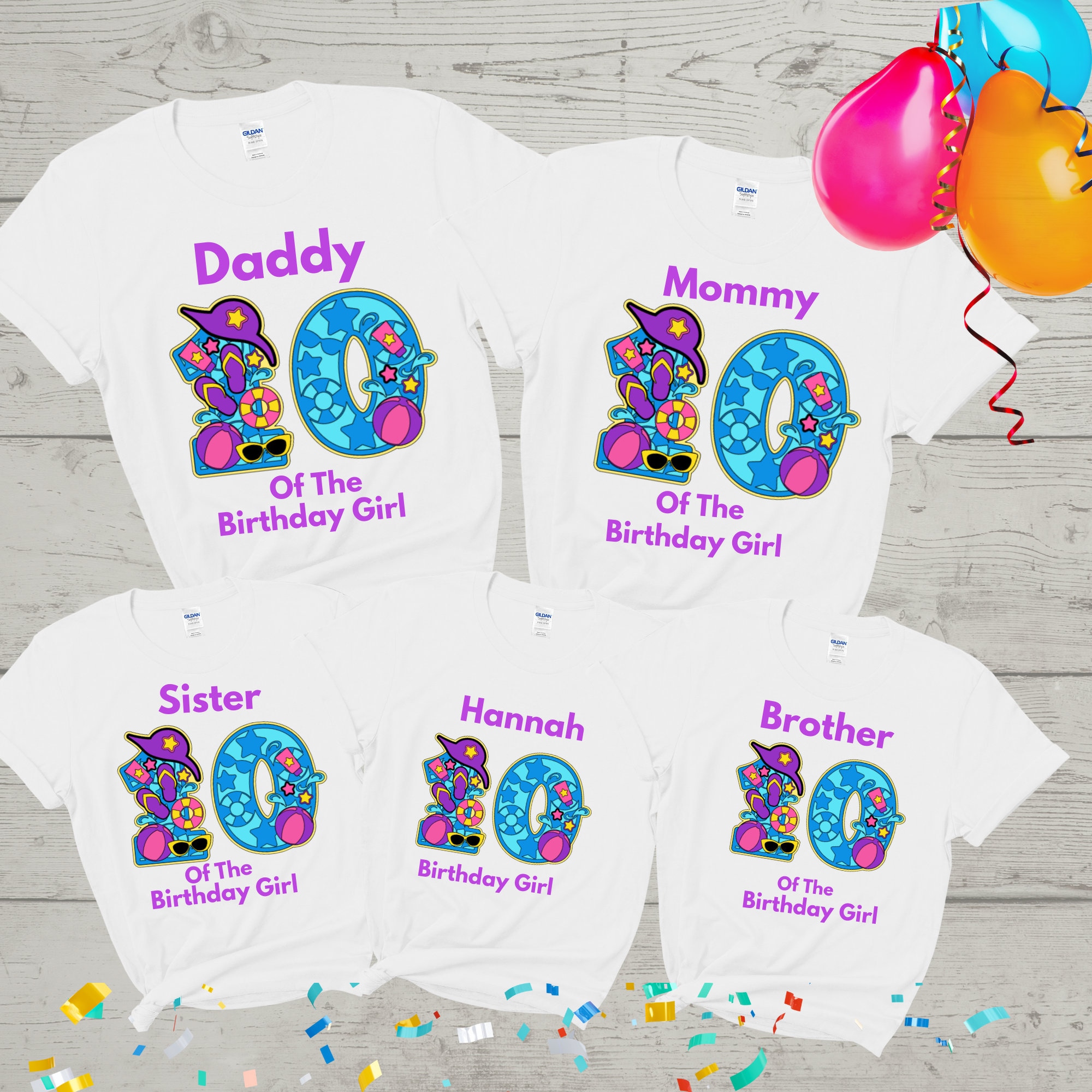 Pool Party Birthday Shirt-summer Pool Party Shirt-swim Birthday Party ...