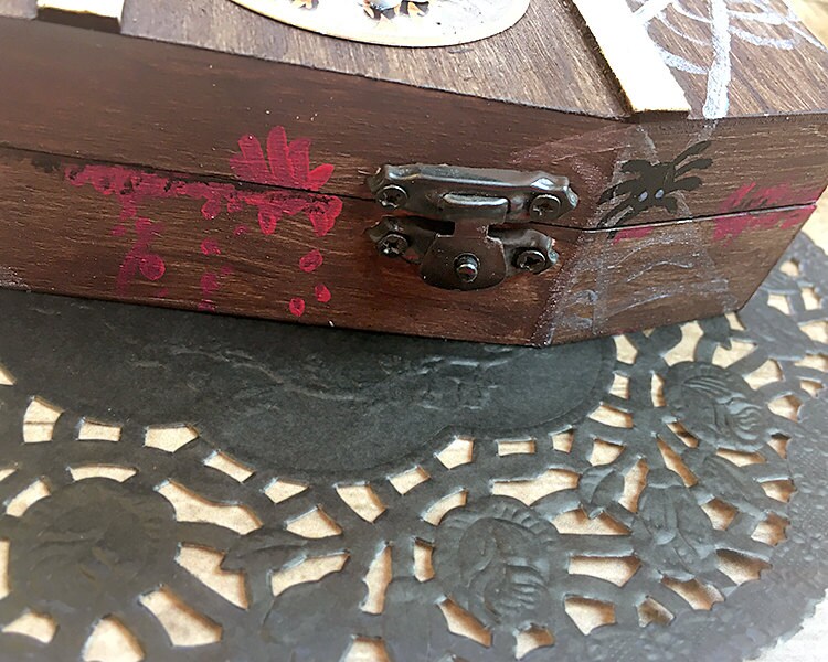 Scary Halloween Coffin With Creepy Vampire Creature Inside, Decor ...
